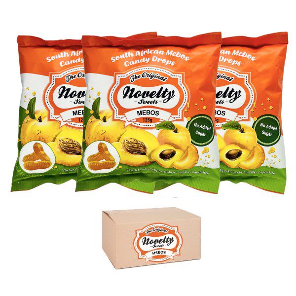 MEBOS Zero-Added Sugar (14 x 125g Packs) - The Original Novelty Sweets